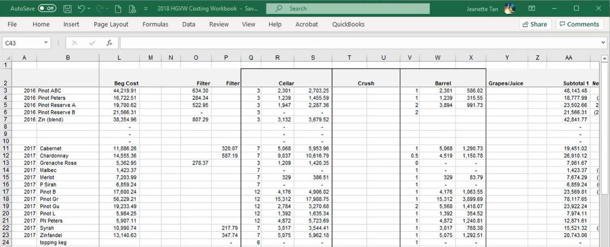 Costing Book Course - Calculate the True Cost of Wine - QB Winery Solutions